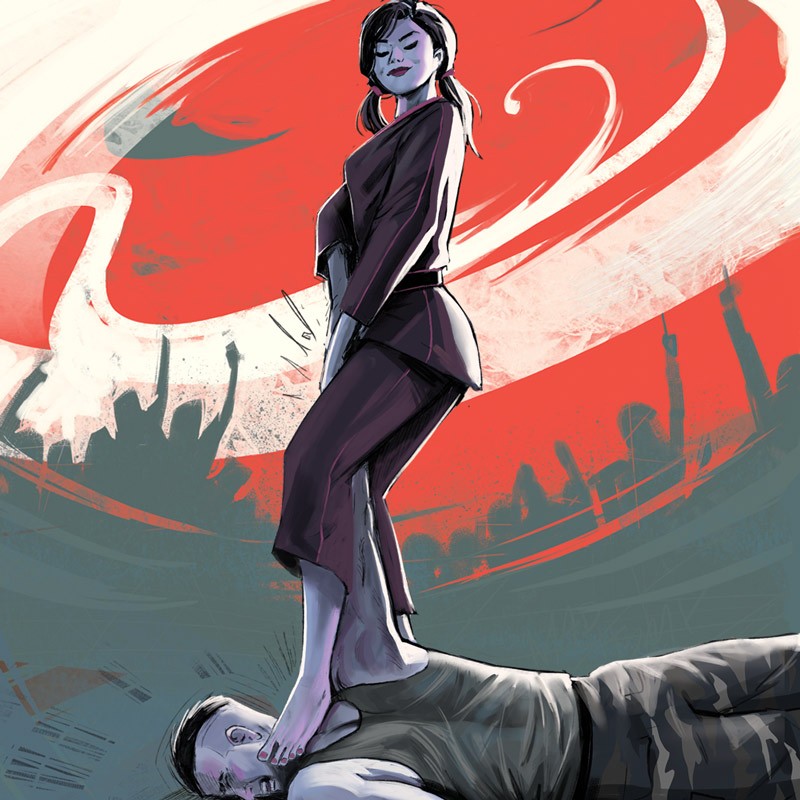 Mad Tomy Comics Femdom Fighting Comic Artist